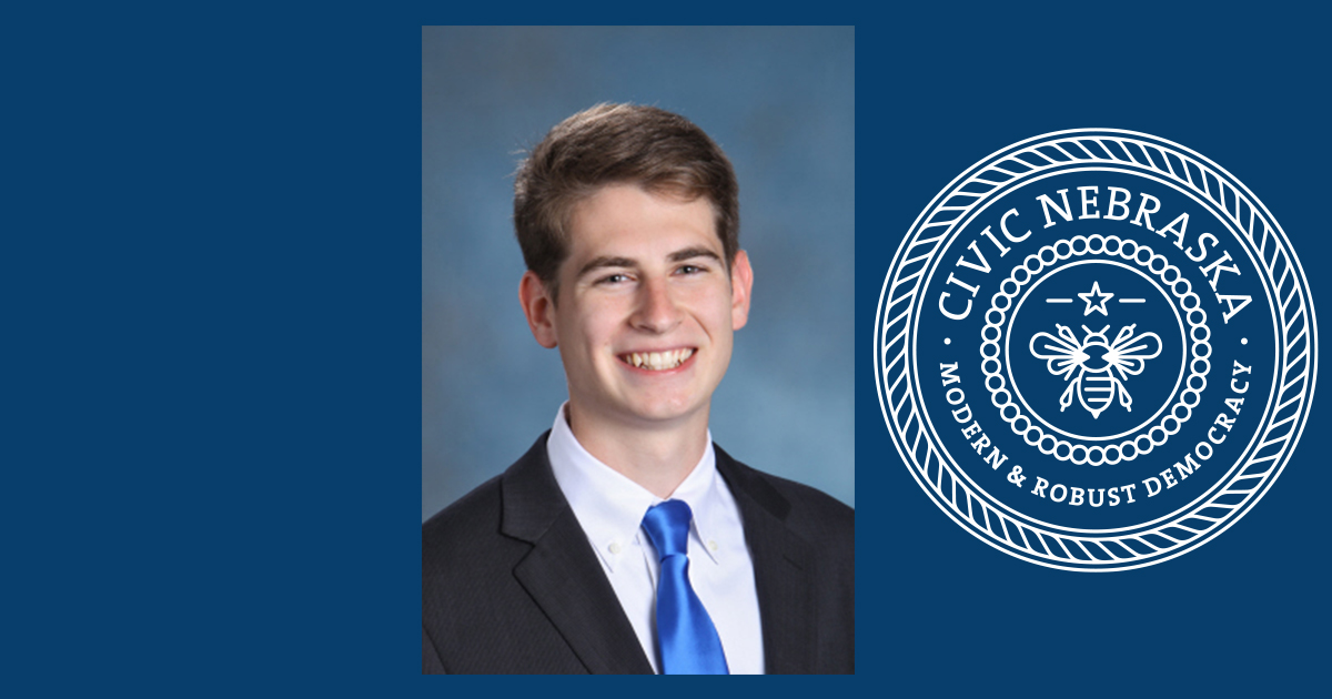 5 things about Ethan Carlson, our HR intern - Civic Nebraska